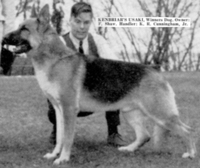 Pedigree of Aardvark of Valleymist | German Shepherd Database Project